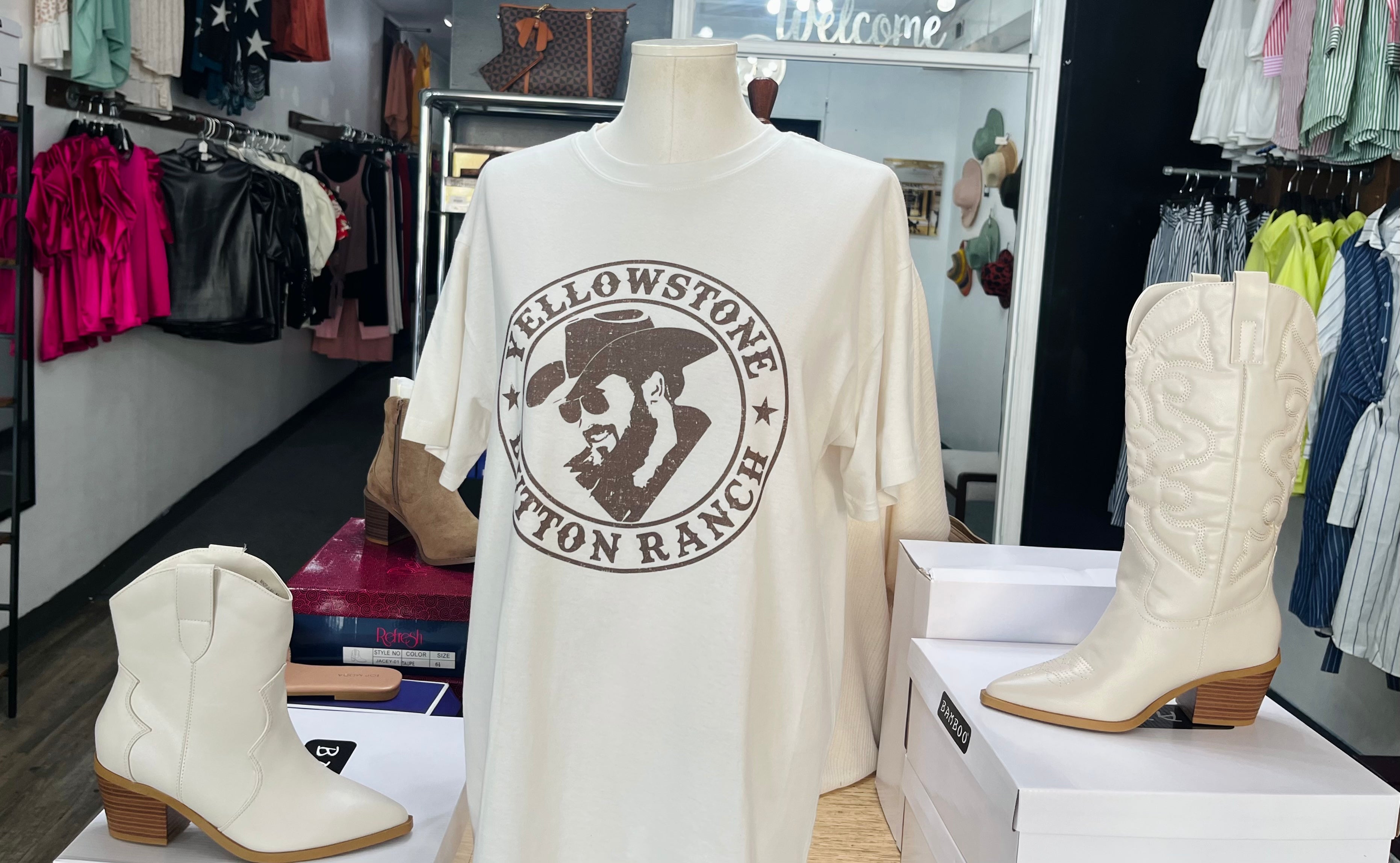 Yellowstone Rip Tee – Daphne's 525 Monogram & Boutique, LLC